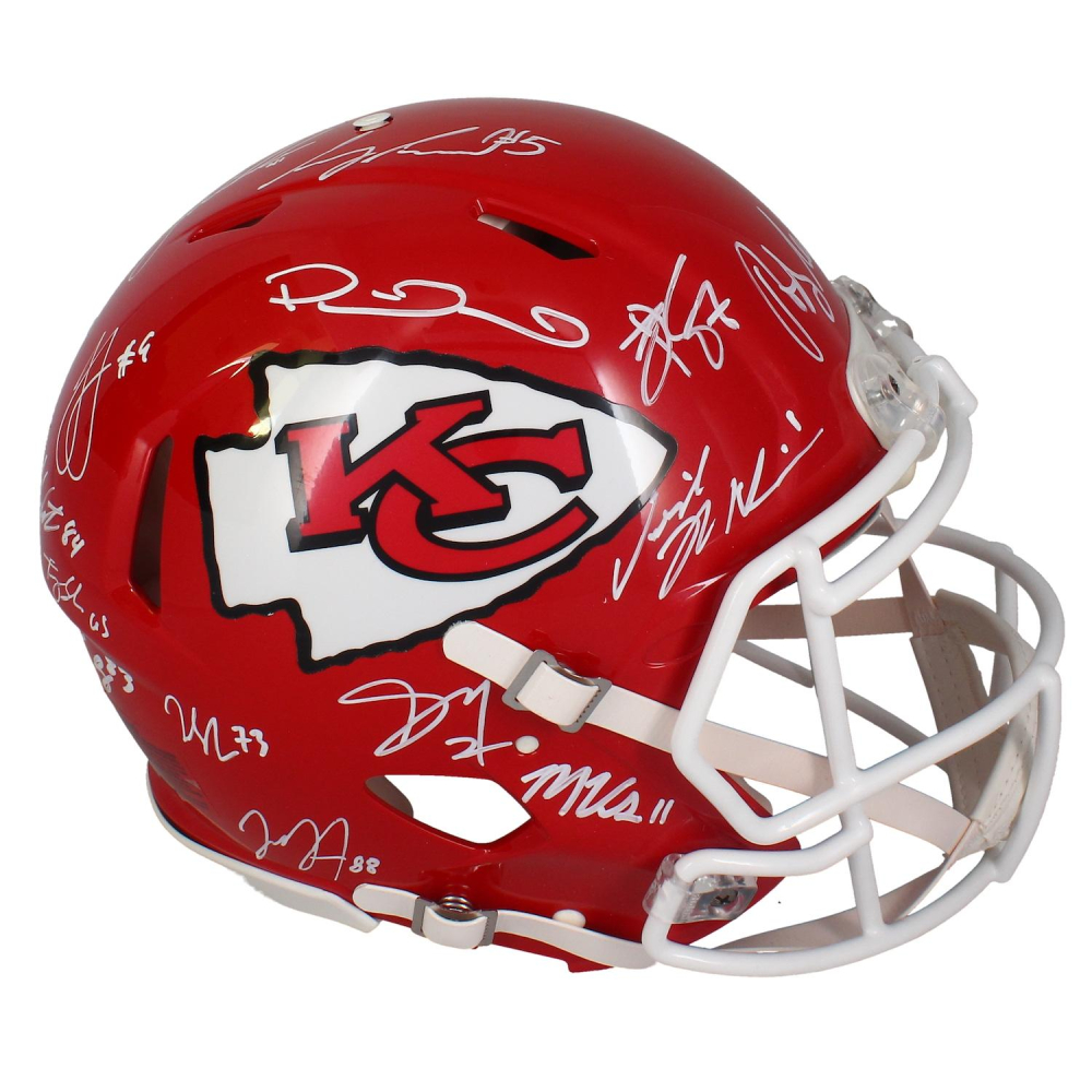 Chiefs Super Bowl 57 Full-Size Authentic On-Field Speed Helmet Team ...