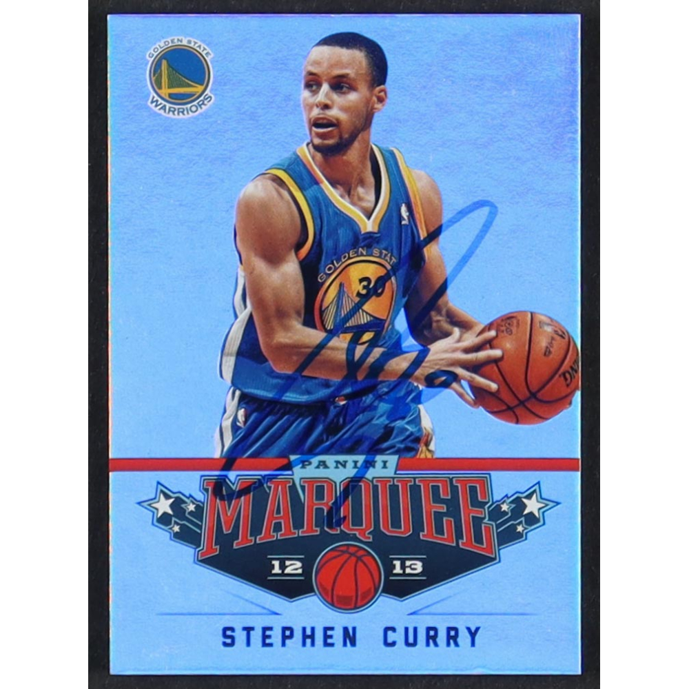 Stephen Curry Signed 2012-13 Panini Marquee #33 (Beckett & Curry ...