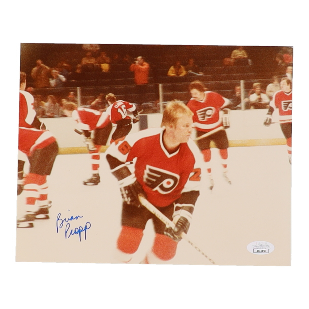 Brian Propp Signed Flyers 8x10 Photo (JSA) | Pristine Auction