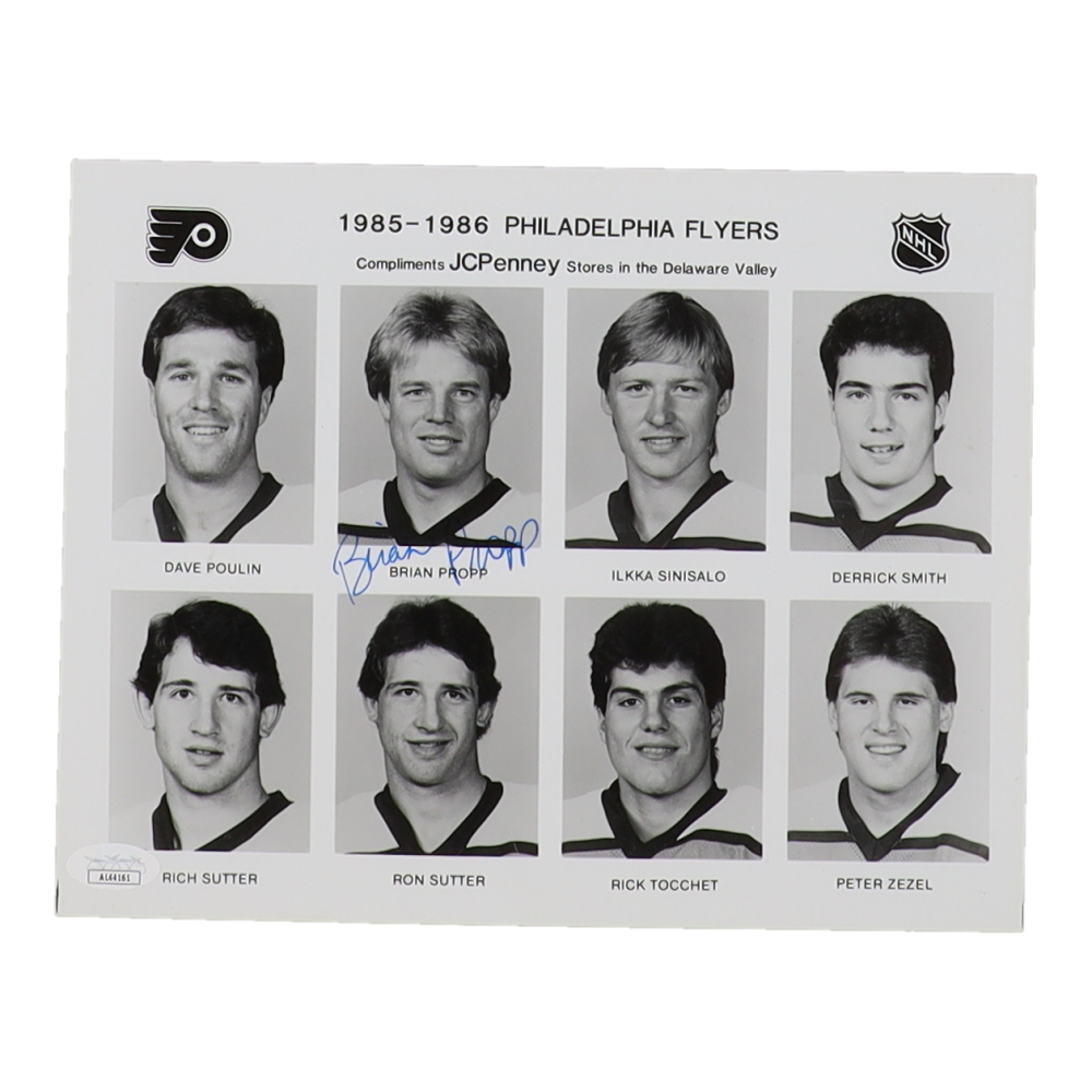 Brian Propp Signed Flyers 8x10 Photo (JSA) | Pristine Auction