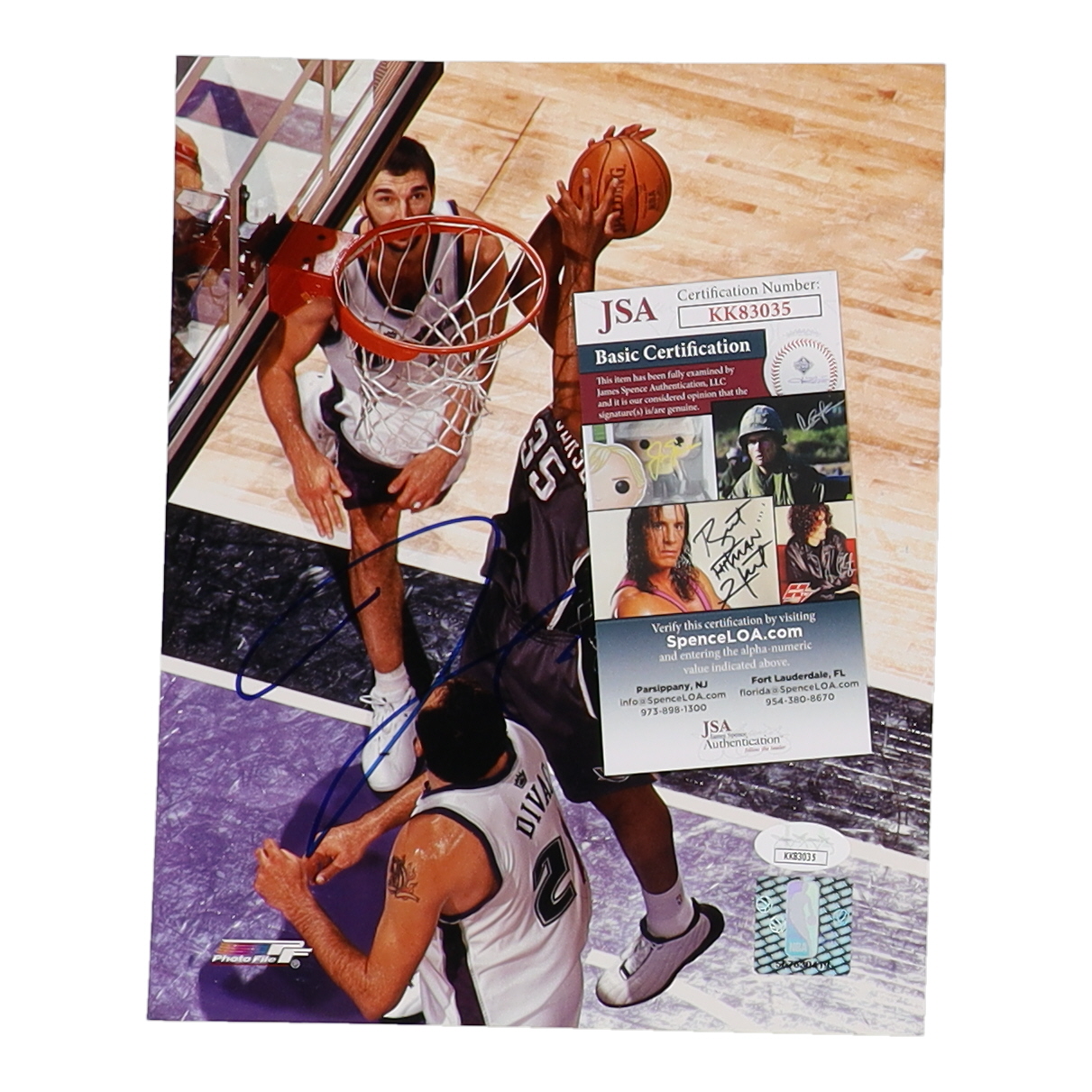 Jason Collins Signed Nets 8x10 Photo (JSA) | Pristine Auction