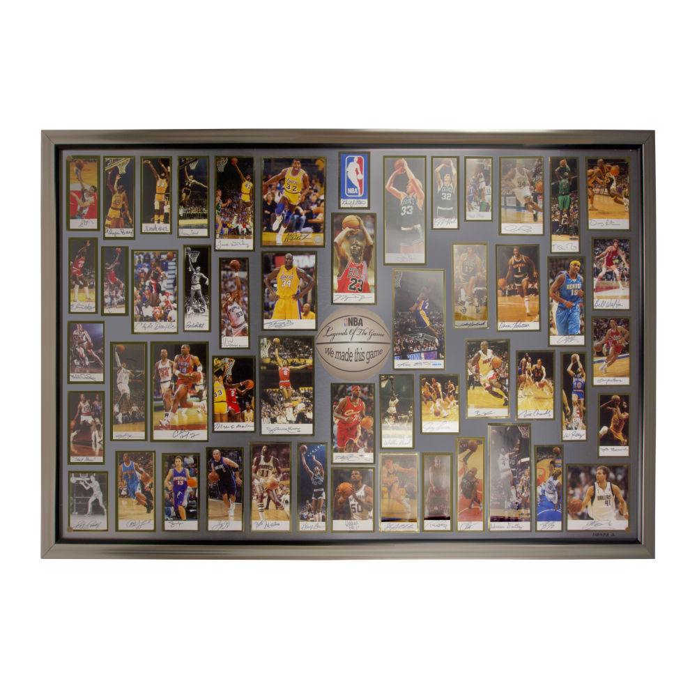 NBA "Legends of Basketball: We Made this Game" Custom Framed Display ...