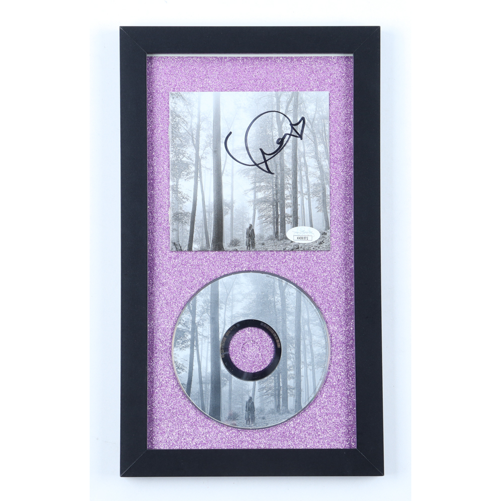 Taylor Swift Signed Custom Framed "Folklore" CD Album Cover Display ...