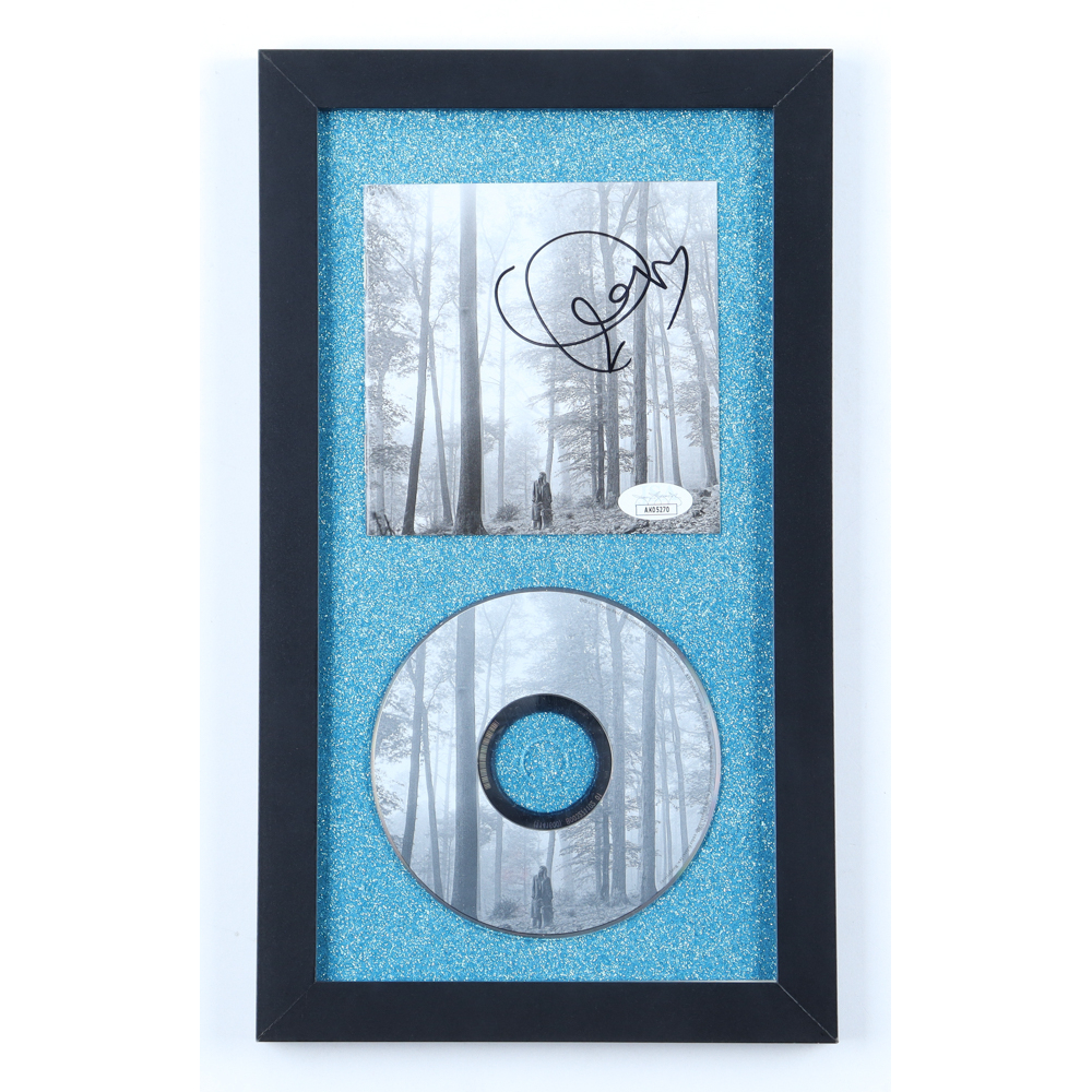 Taylor Swift Signed Custom Framed "Folklore" CD Album Cover Display ...