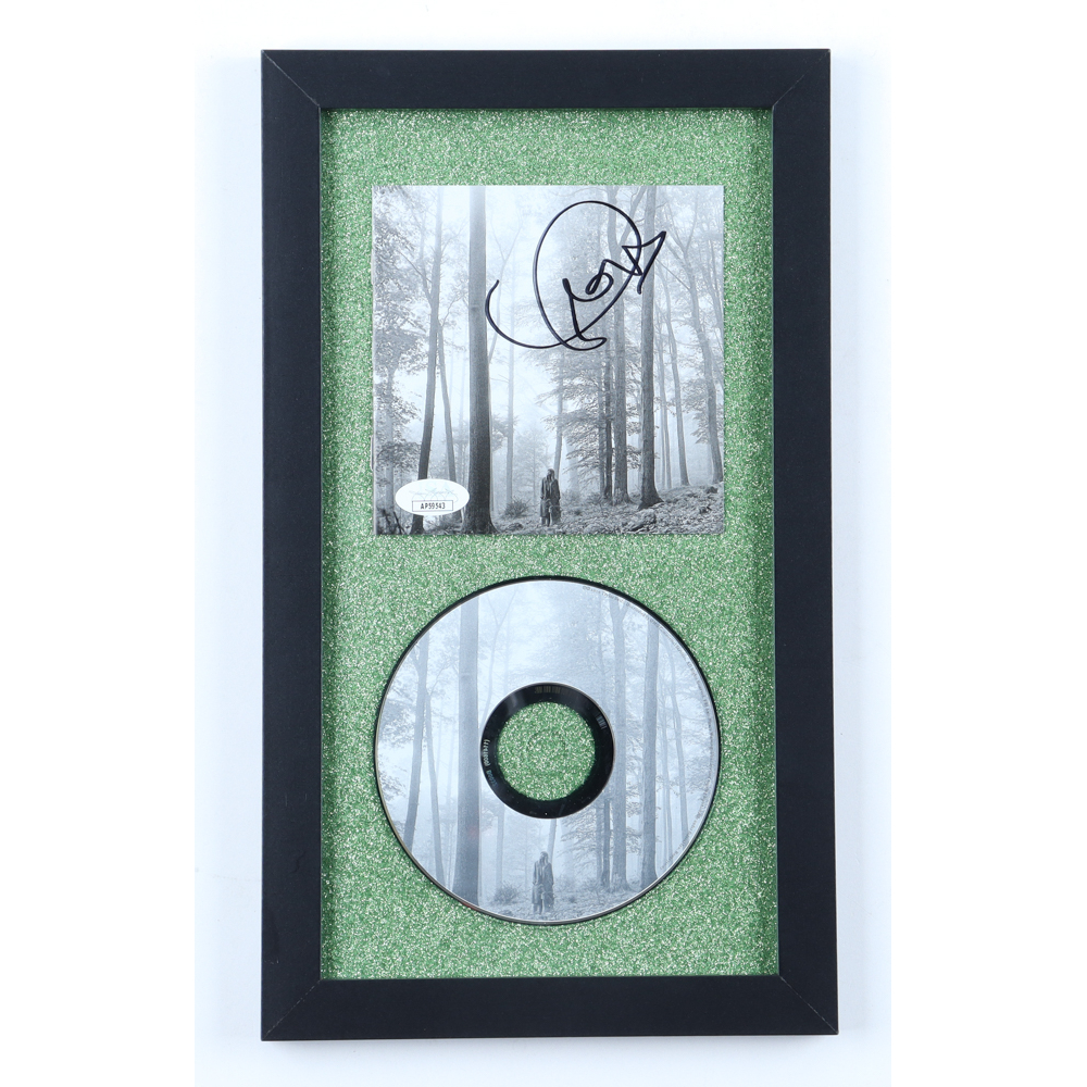 Taylor Swift Signed Custom Framed "Folklore" CD Album Cover Display ...