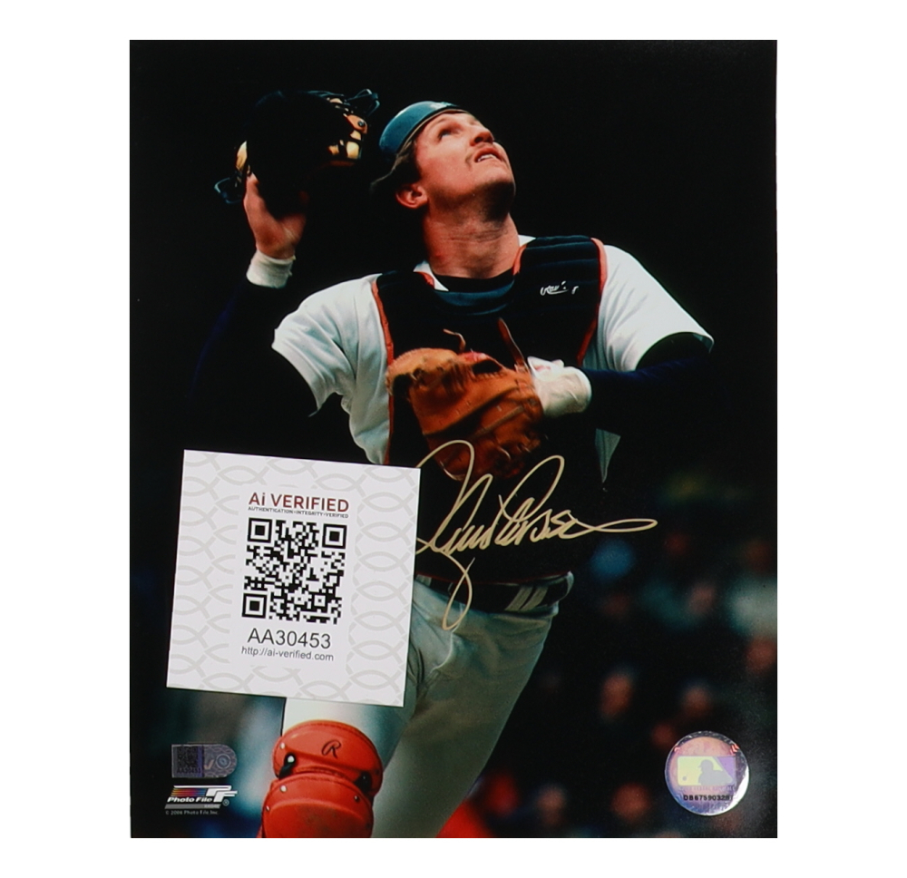 Lance Parrish Signed Tigers 8x10 Photo (AIV) | Pristine Auction