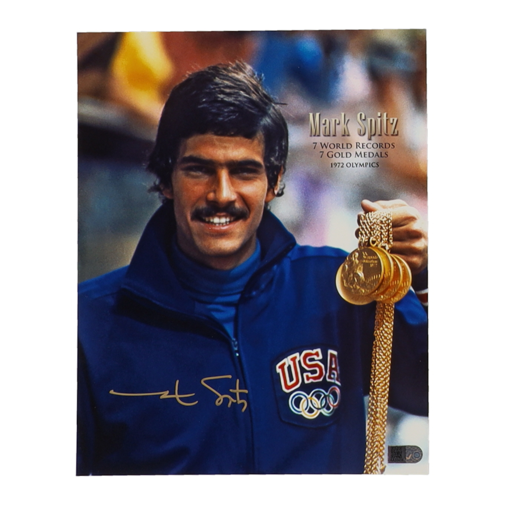 Mark Spitz Signed Team USA 8x10 Photo (AIV) | Pristine Auction