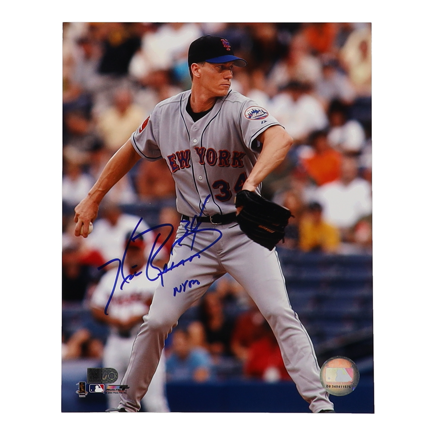 Kris Benson Signed Mets 8x10 Photo Inscribed "NYM" (AIV) | Pristine Auction