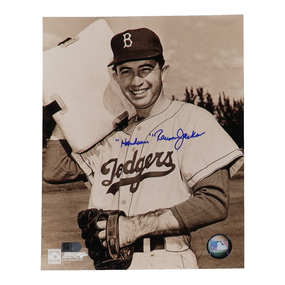 Randy Jackson Signed Dodgers 8x10 Photo Inscribed "Handsome" (AIV ...