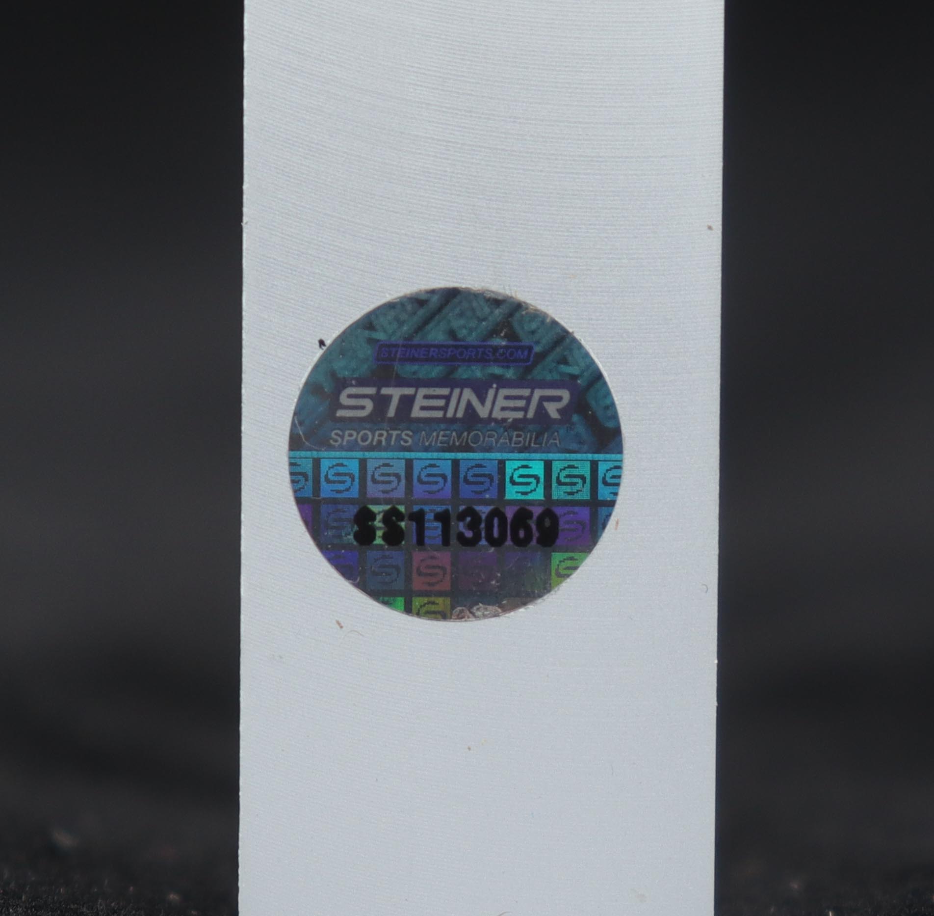 Oscar Lindberg Signed Game-Used 4x6 Etched Plexiglass Piece (Steiner ...