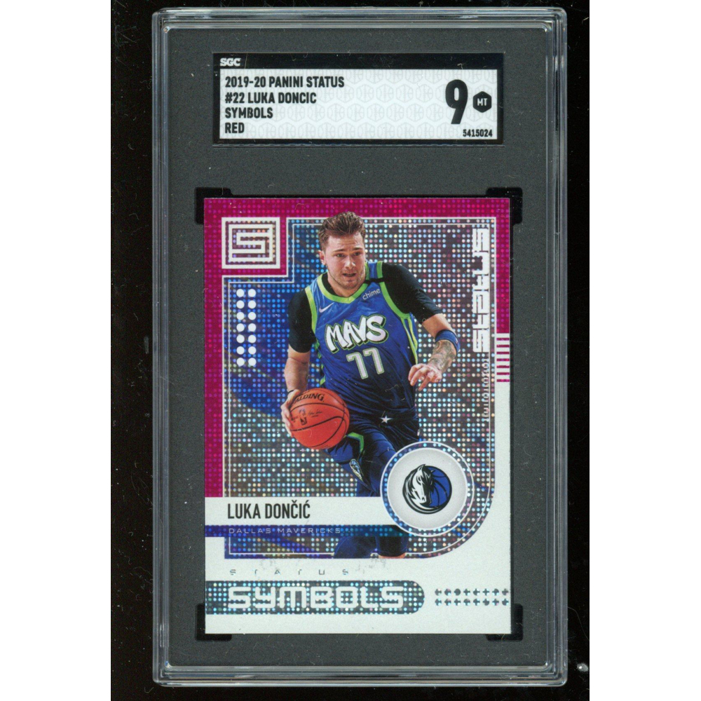 Luka Doncic 2019-20 Panini Status Status Symbols Red #22 (SGC 9 ...