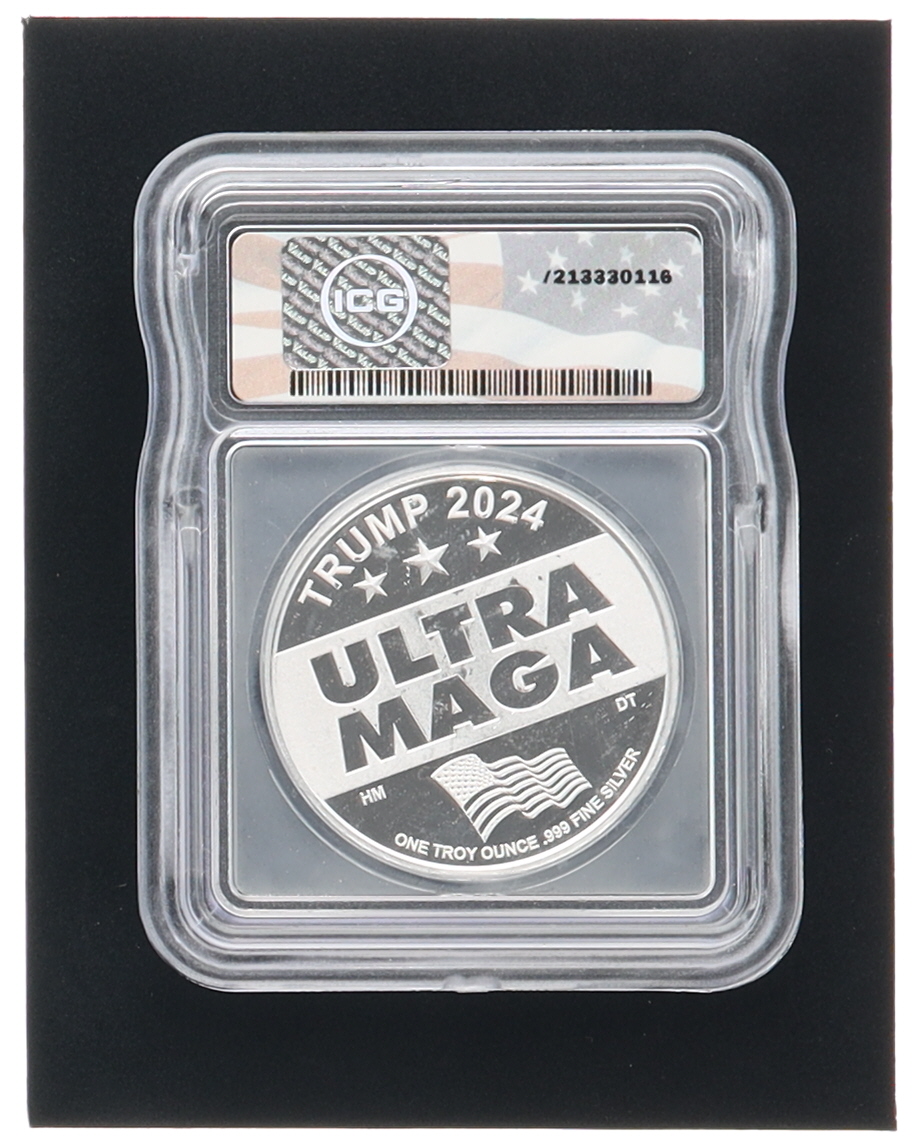 2024 Donald Trump "Return of the Great MAGA King" 1oz .999 Fine Silver ...