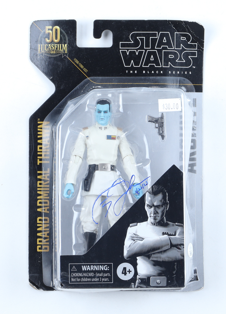 Timothy Zahn Signed "Star Wars - The Black Series" Grand Admiral Thrawn ...