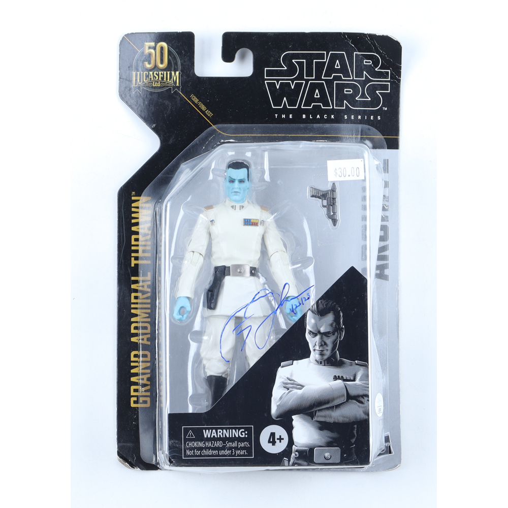 Timothy Zahn Signed "Star Wars - The Black Series" Grand Admiral Thrawn ...