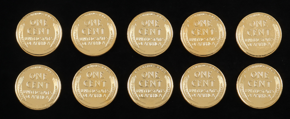 Merrick Mint 1943 WWII Lincoln Wheat Penny Legal Tender 24KT Gold ...