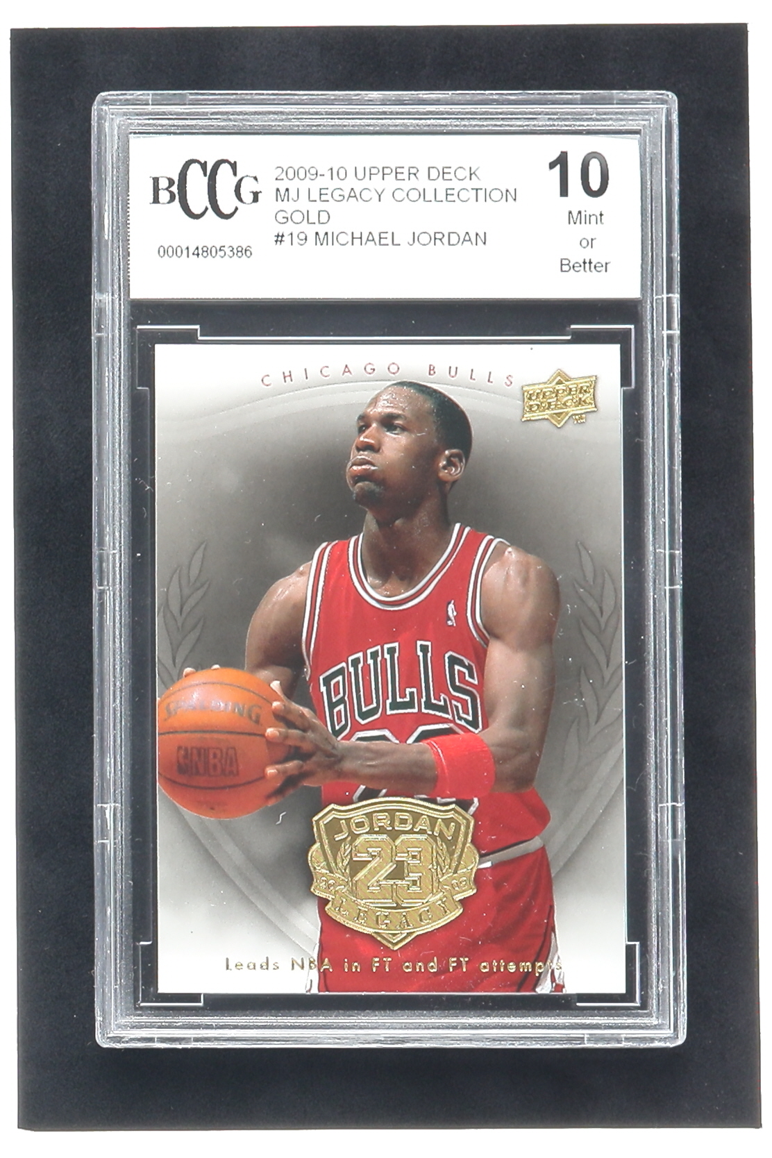 Michael Jordan 2009-10 Upper Deck Michael Jordan Legacy Collection Gold ...