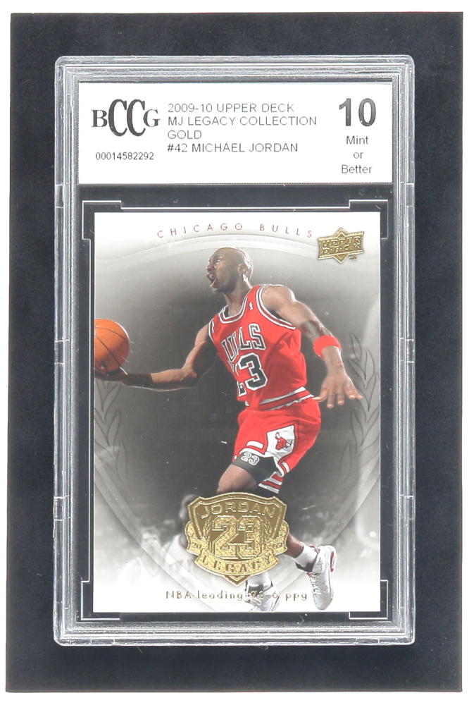 Michael Jordan 2009-10 Upper Deck Michael Jordan Legacy Collection Gold ...