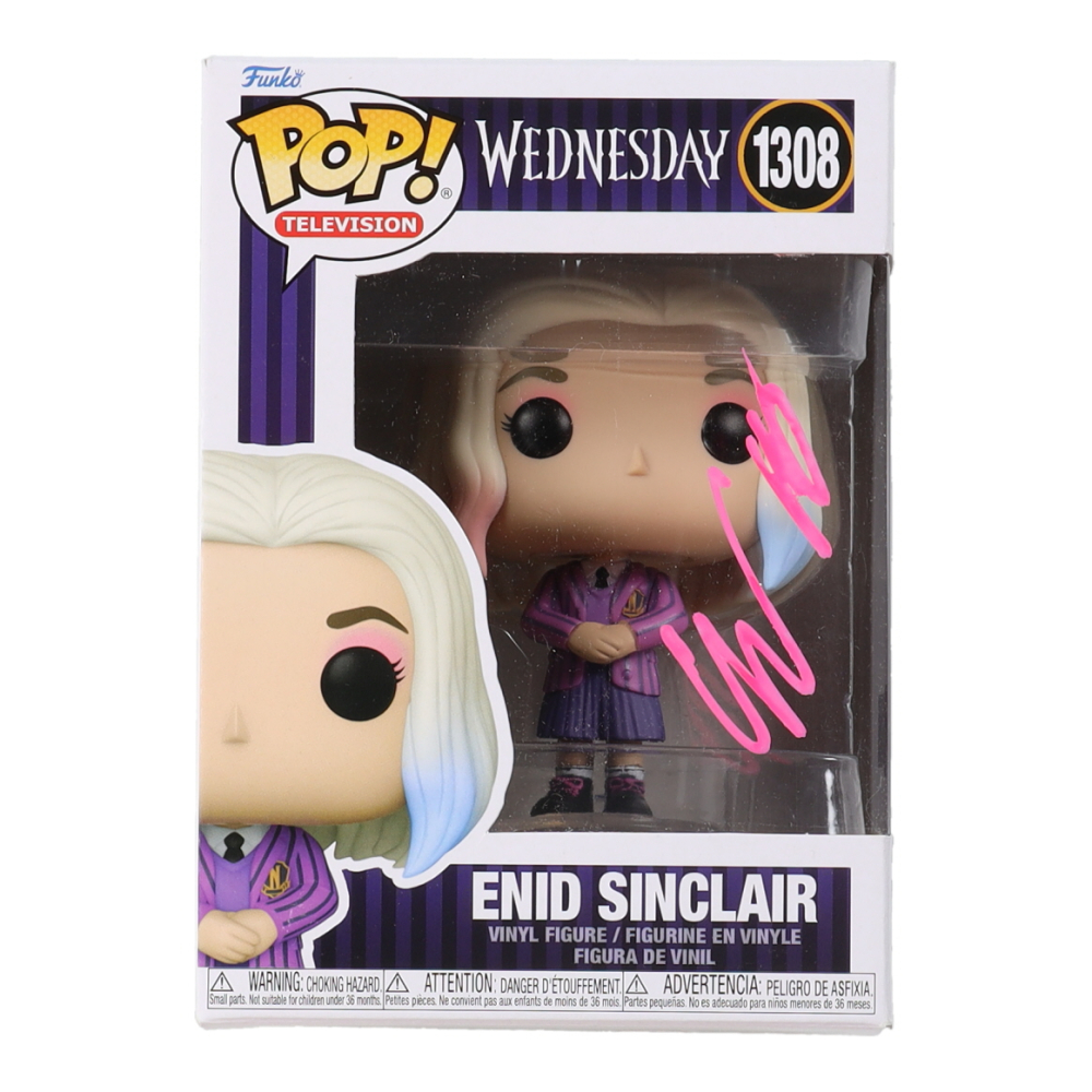 Emma Myers Signed "Wednesday" #1308 Enid Sinclair Funko Pop! Vinyl ...