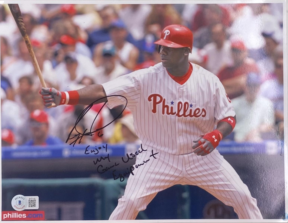 Ryan Howard Signed Phillies 8x10 Photo (Beckett) | Pristine Auction
