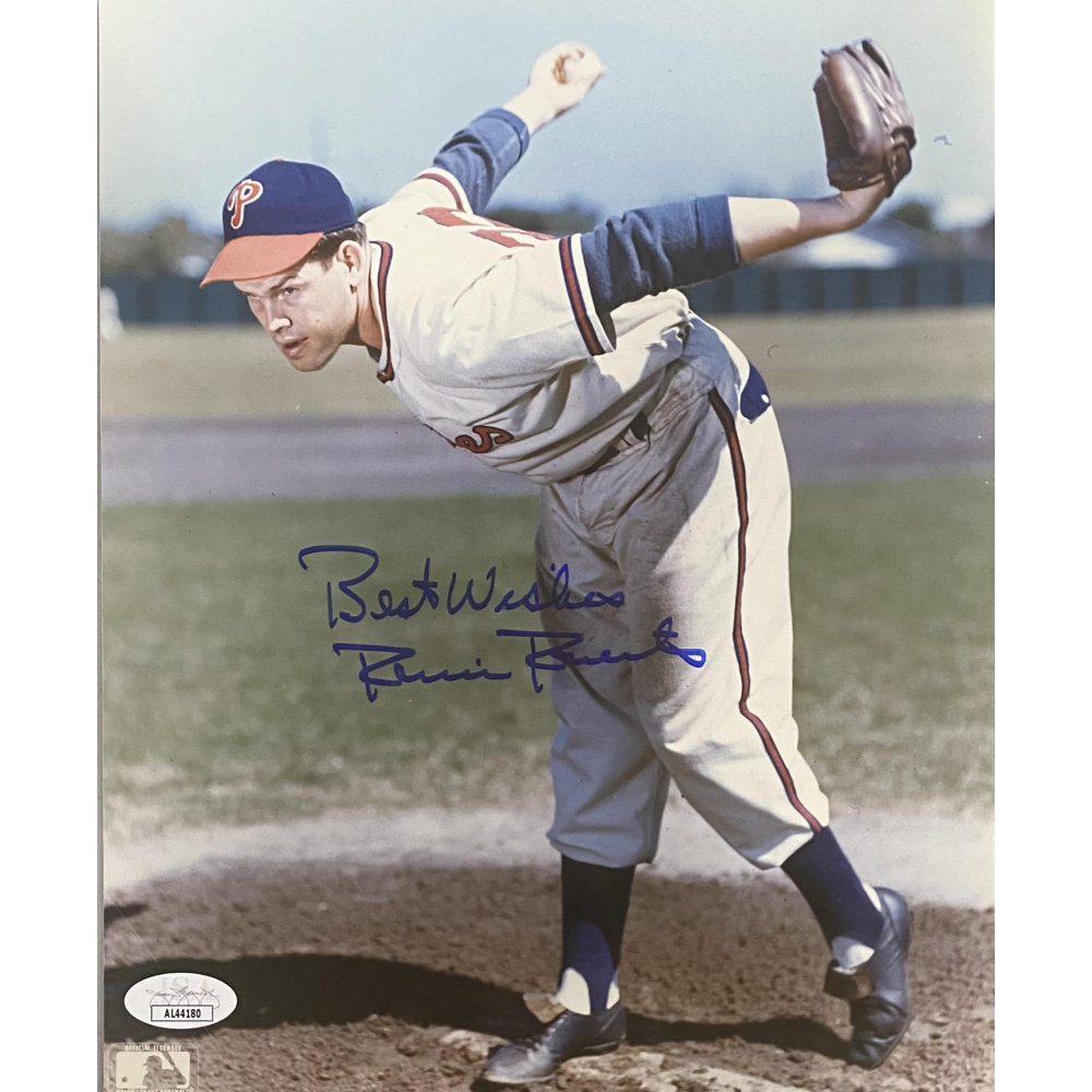 Robin Roberts Signed Phillies 8x10 Photo Inscribed "Best Wishes" (JSA ...