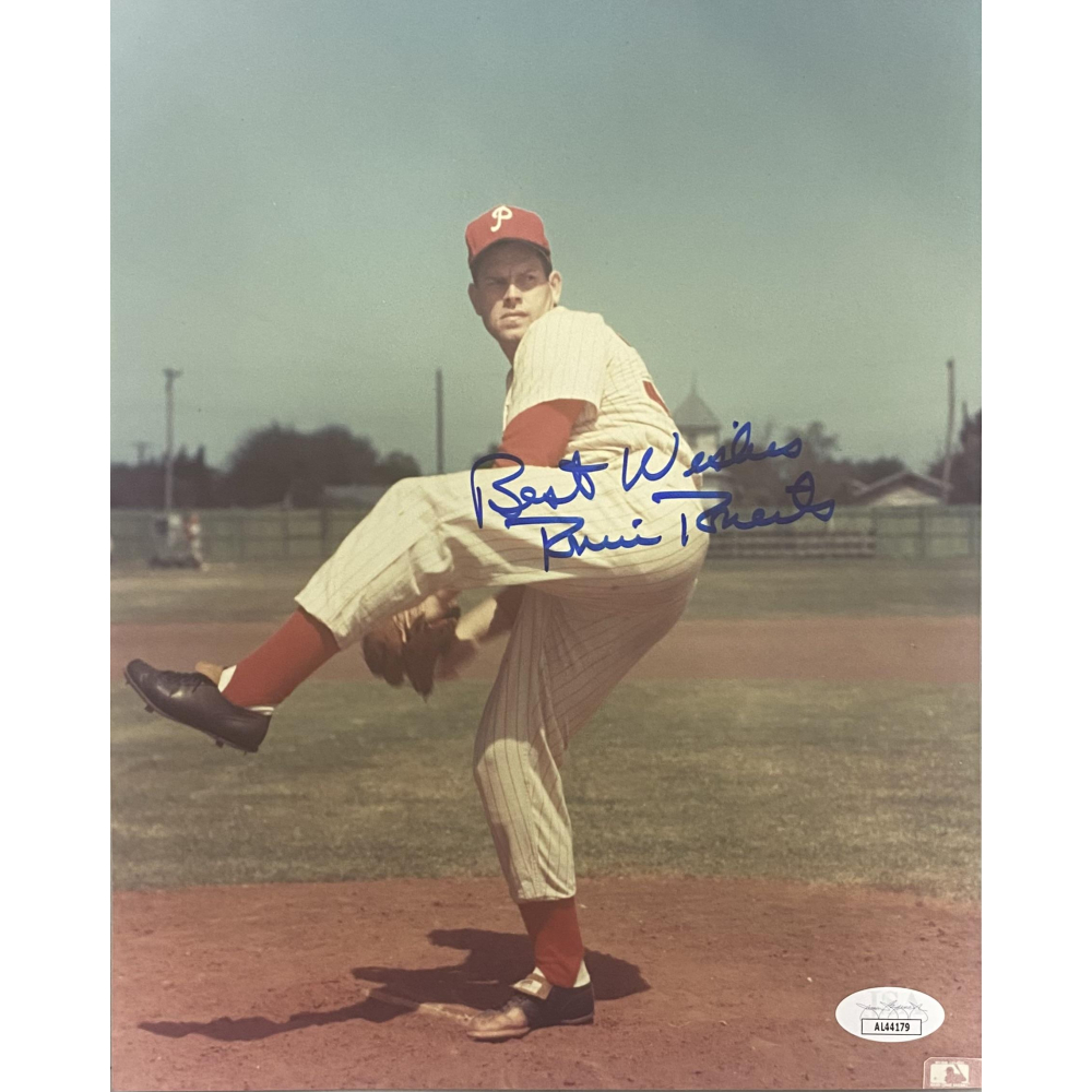 Robin Roberts Signed Phillies 8x10 Photo Inscribed "Best Wishes" (JSA ...