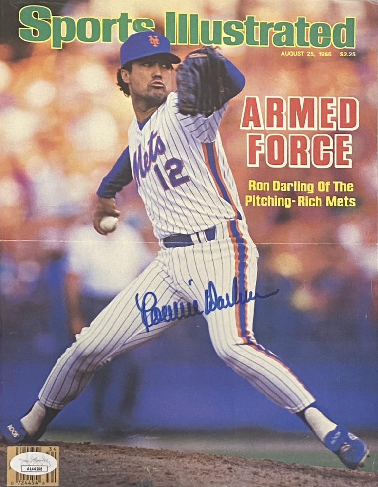 Ron Darling Signed 1986 "Sports Illustrated" Magazine Cover Page (JSA ...