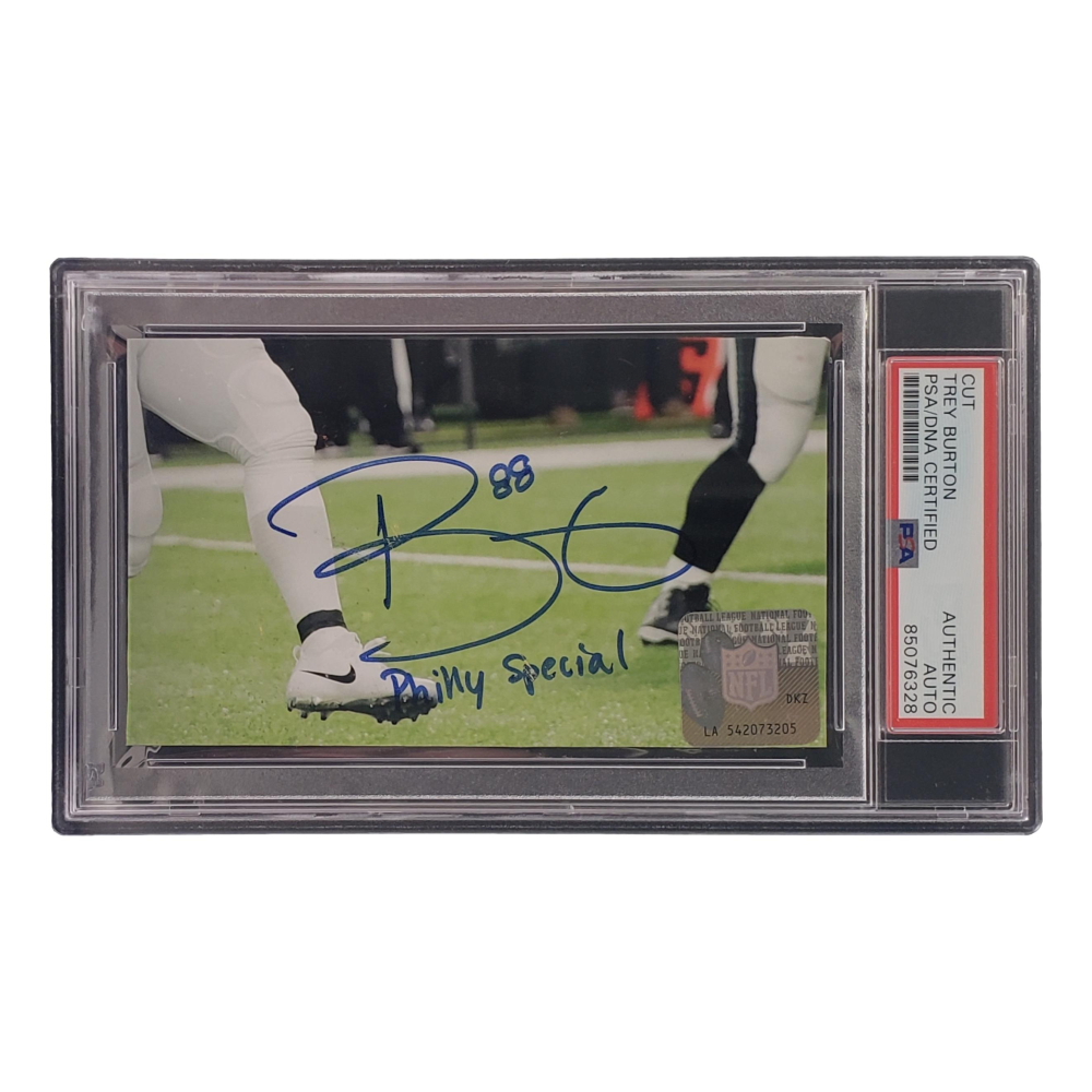 Trey Burton Signed Eagles Cut Inscribed "Philly Special" (PSA ...