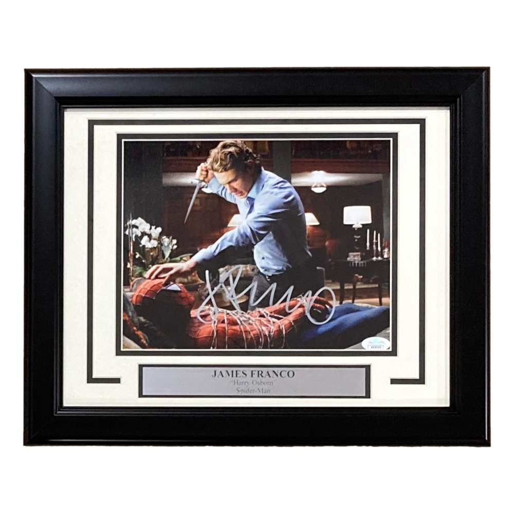 James Franco Signed "Spider-Man" Custom Framed Photo (JSA) | Pristine ...