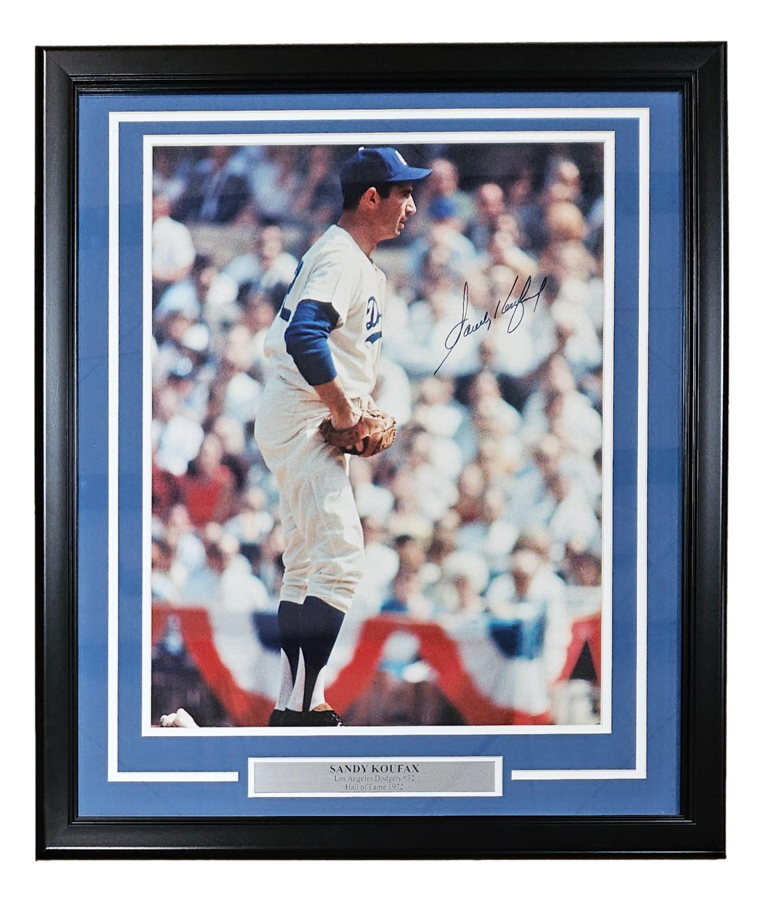Sandy Koufax Signed Dodgers Custom Framed Photo (JSA) | Pristine Auction