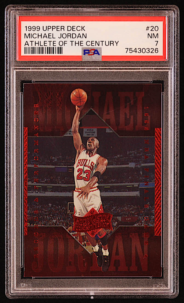 Michael Jordan 1999 Upper Deck Michael Jordan Athlete of the Century ...