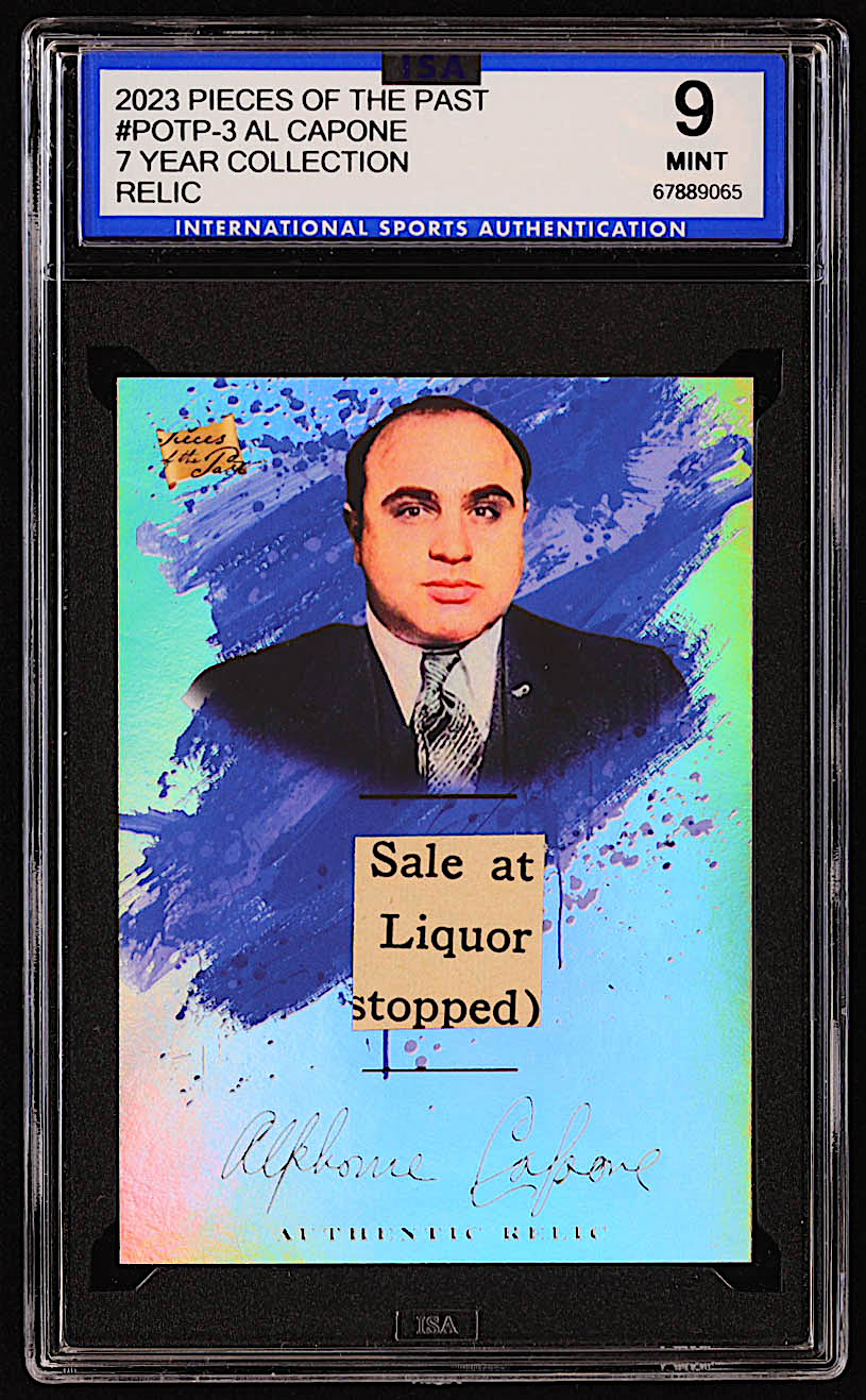 Al Capone 2023 Pieces of the Past 7 Year Collection Relic #POTP3 (ISA 9 ...
