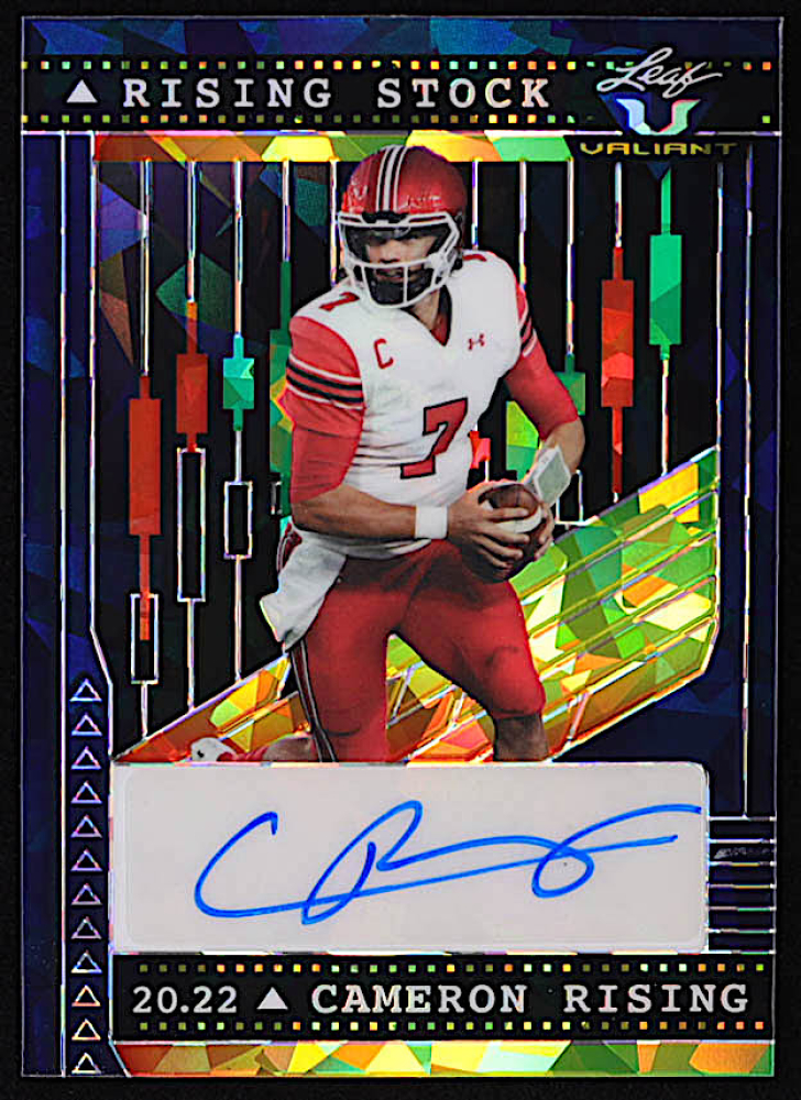 Cameron Rising 2022 Leaf Valiant Rising Stock Crystal Navy Blue #RSCR1 ...