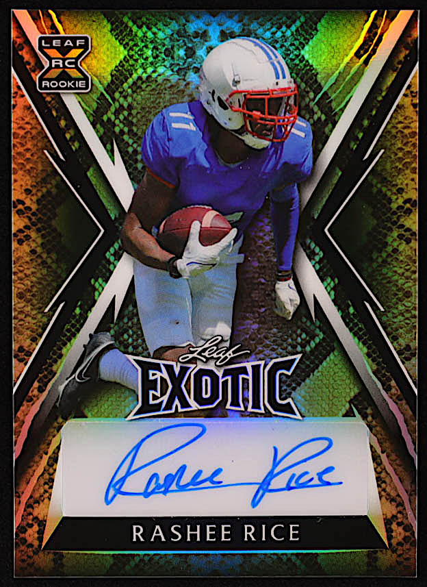 Rashee Rice 2023 Leaf Exotic Prismatic Snake #BARR1 RC #8/13 | Pristine ...