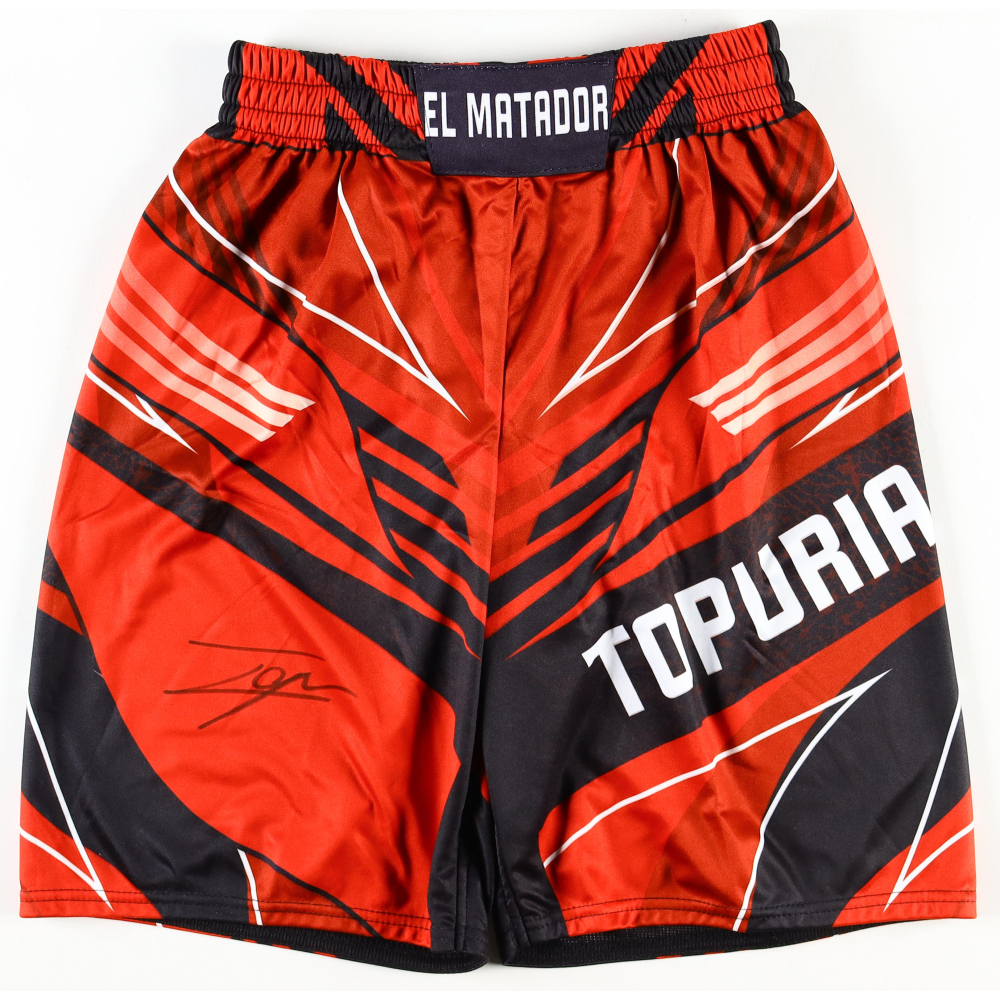 Ilia Topuria Signed UFC Fight Shorts (Beckett) | Pristine Auction