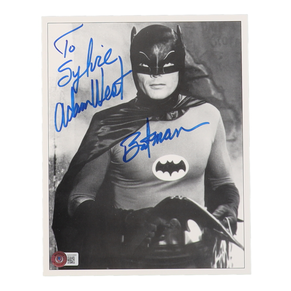 Adam West Signed "Batman" 8x10 Photo Inscribed "Batman" (Beckett ...