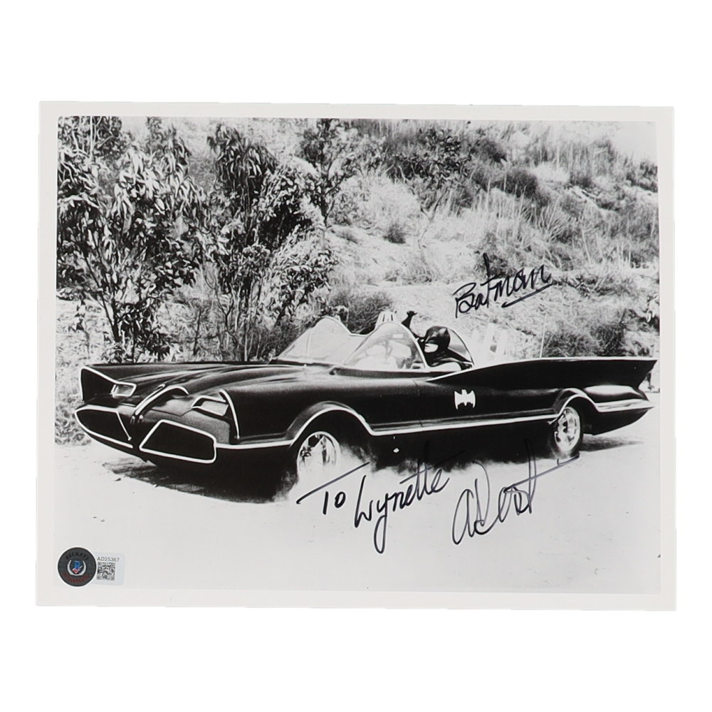 Adam West Signed "Batman" 8x10 Photo Inscribed "Batman" (Beckett ...