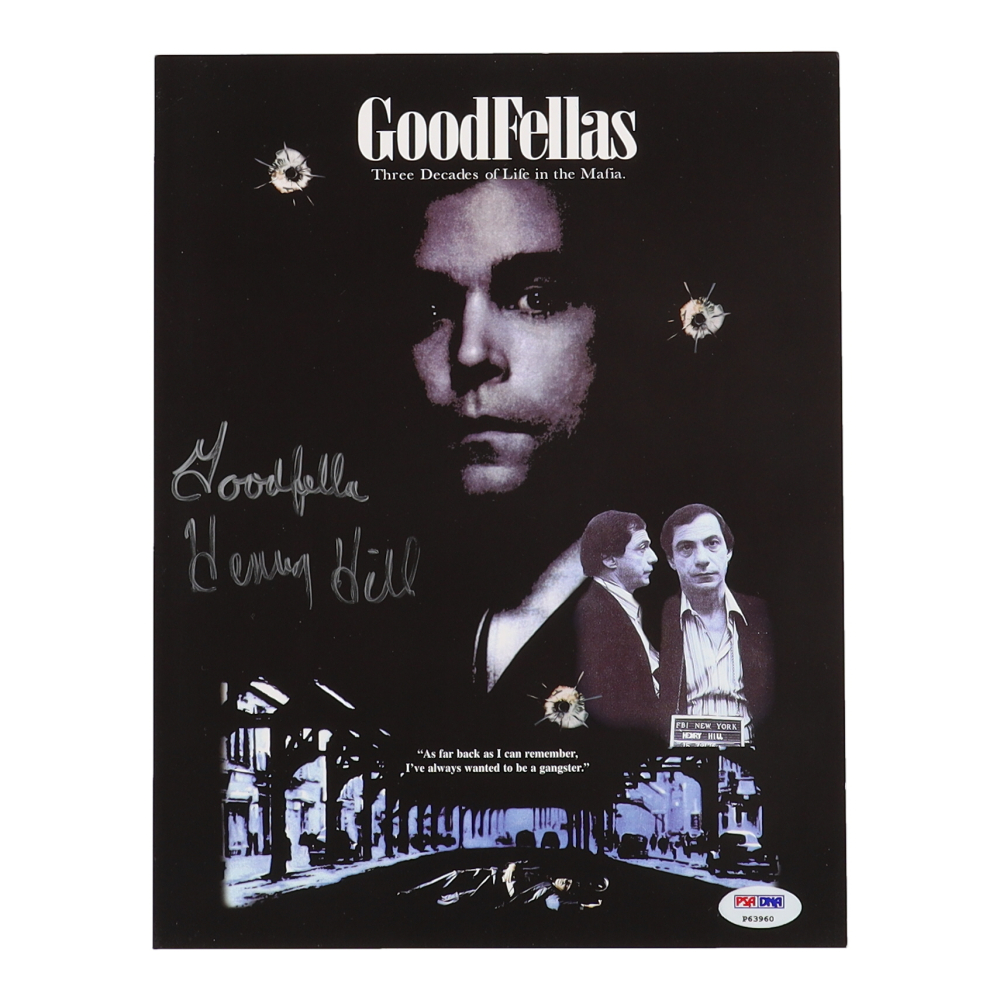 Henry Hill Signed "Goodfellas" 8x10 Photo Inscribed "Goodfella" (PSA ...