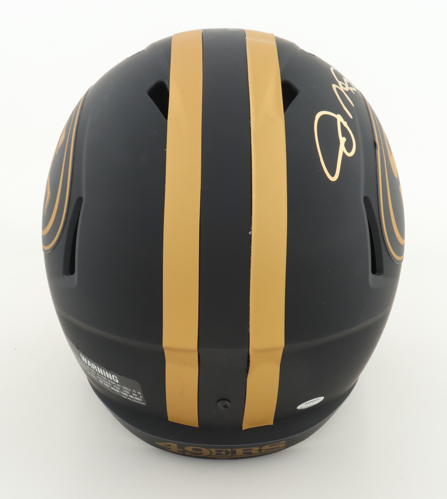 Joe Montana Signed 49ers Full-Size Eclipse Alternate Speed Helmet (JSA ...