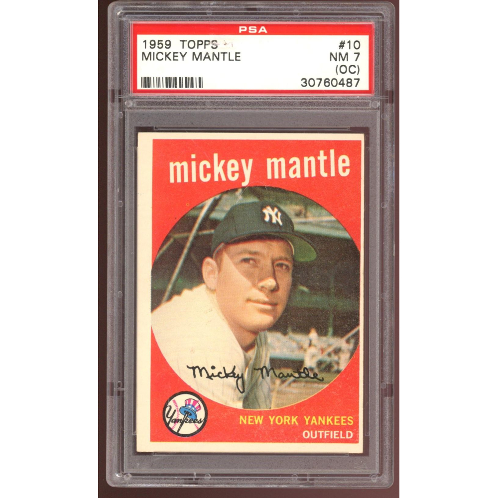 Mickey Mantle 1959 Topps #10 (PSA 7) (OC) | Pristine Auction