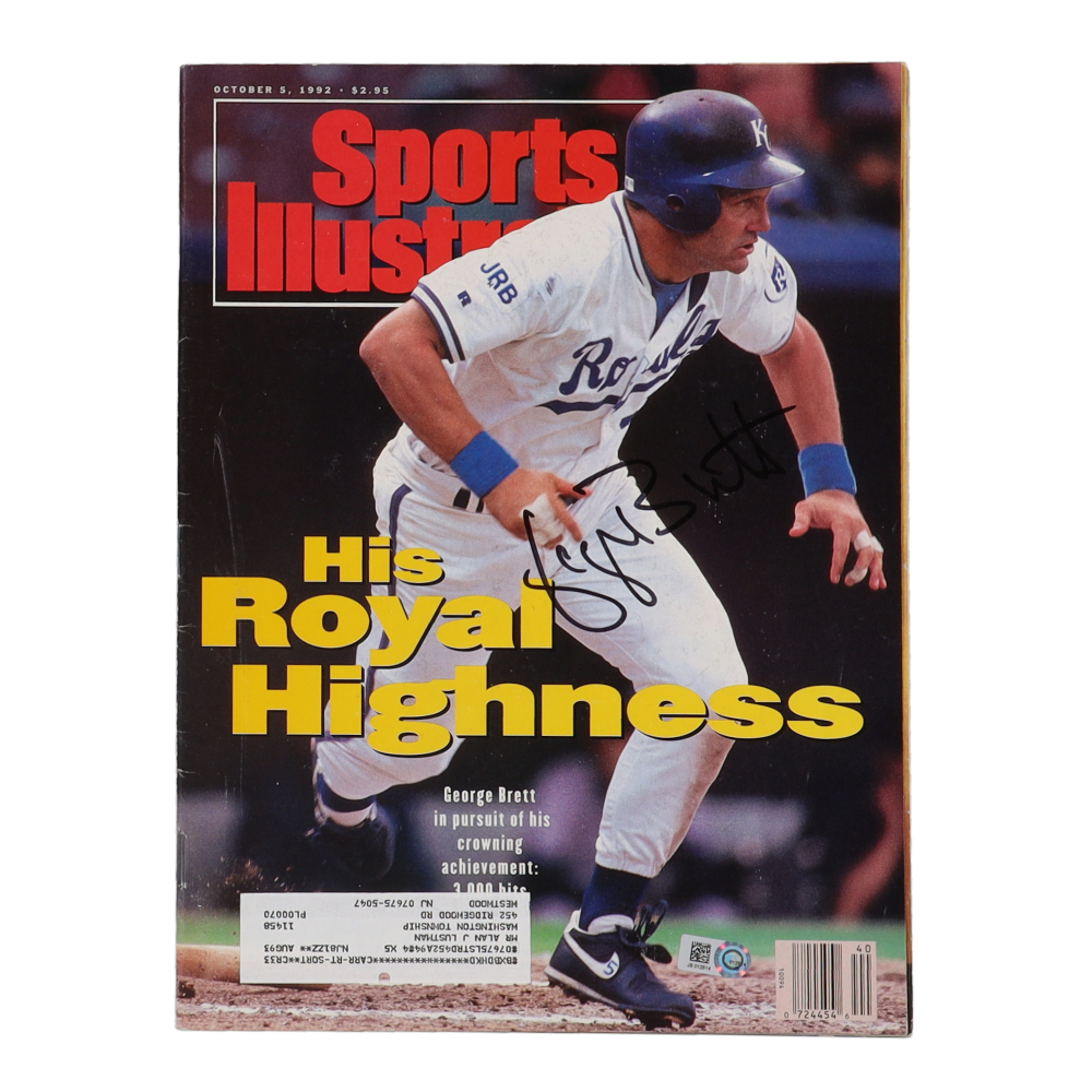George Brett Signed 1992 "Sports Illustrated" Magazine (MLB) | Pristine Auction
