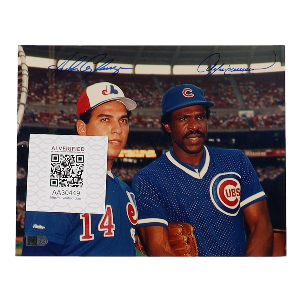Andre Dawson & Andres Galarraga Signed 8x10 Photo (AIV) | Pristine Auction
