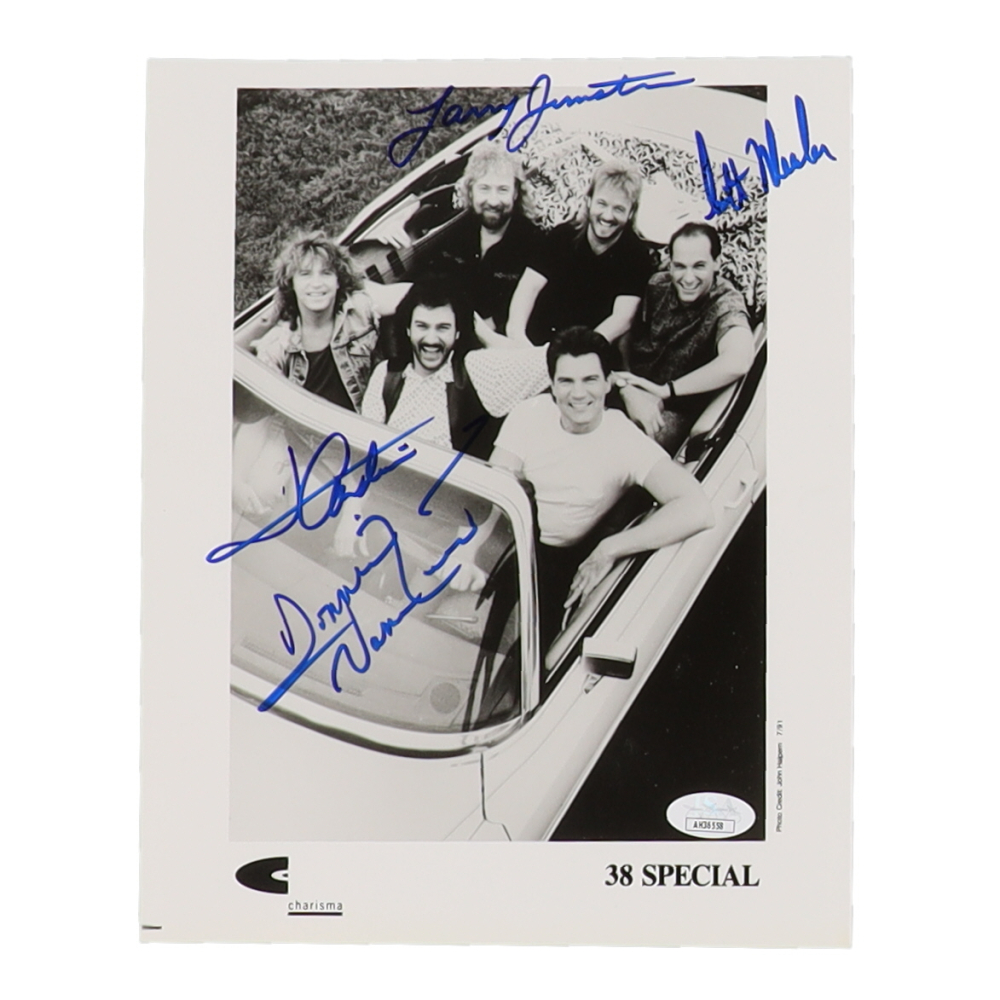 38 Special 8x10 Photo Signed by Donnie Van Zant, Jeff Carlisi, Larry ...