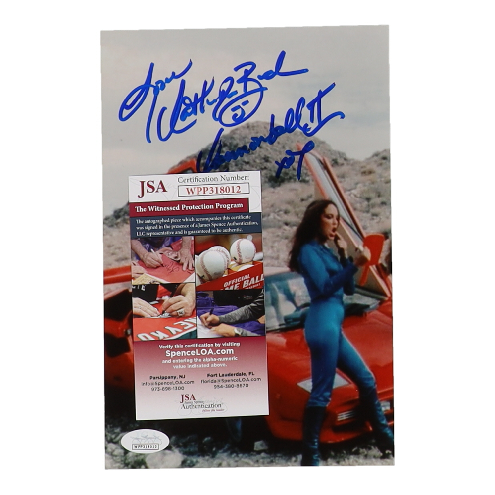 Catherine Bach Signed "Cannonball Run II" 6x10 Photo Inscribed "Love ...