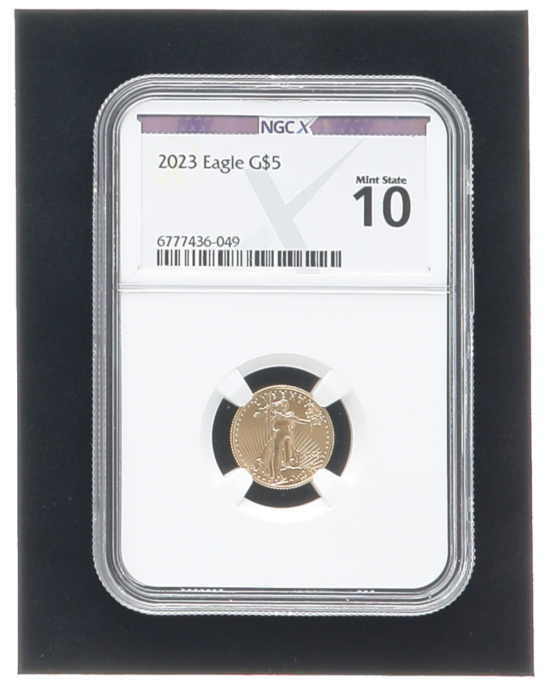 2023 American Gold Eagle $5 Coin (NGCX MS10) | Pristine Auction