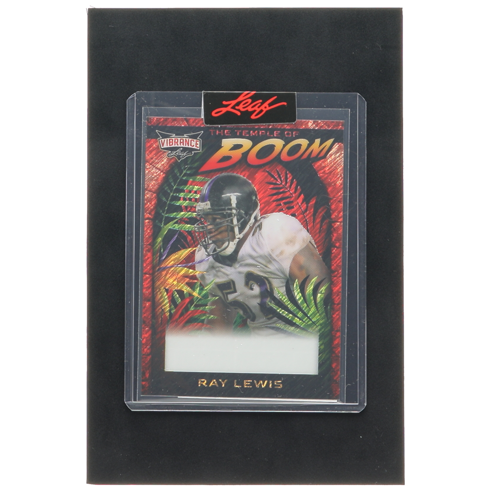 Ray Lewis 2023 Leaf Vibrance The Temple of Boom Pre-Production Proof ...