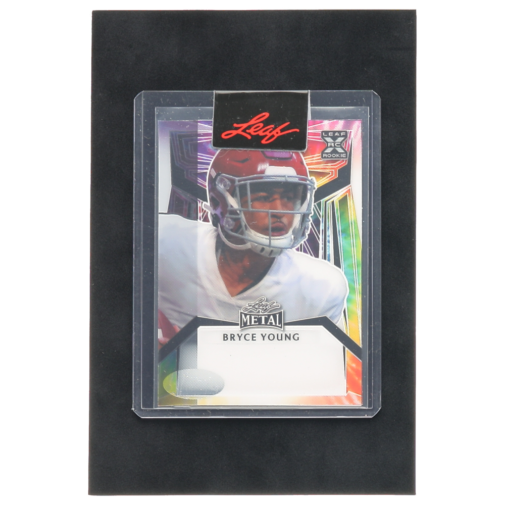 Bryce Young 2023 Leaf Metal Pre-Production Proof Tie Dye RC #1/1 ...