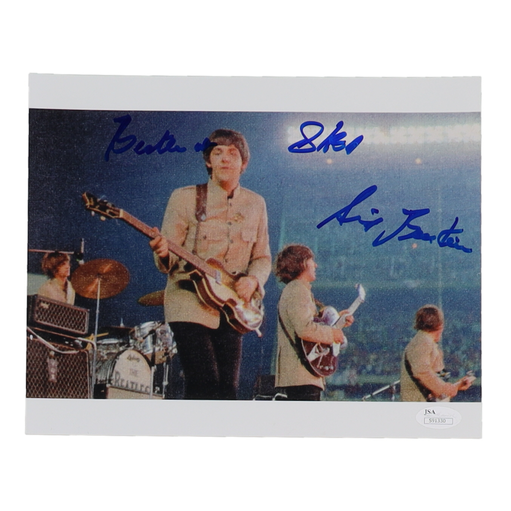 Sid Bernstein Signed 8x10 Photo Inscribed "Beatles at Shea" (JSA ...