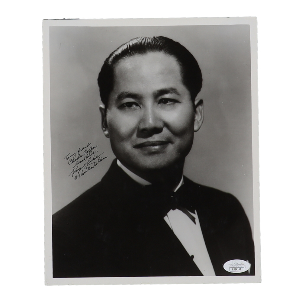 Keye Luke Signed 8x10 Photo Inscribed "#1 Son Charlie Chan" (JSA ...
