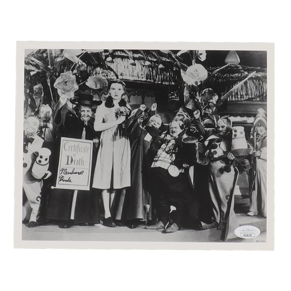 Meinhardt Raabe Signed "The Wizard of Oz" 8x10 Photo (JSA) | Pristine ...