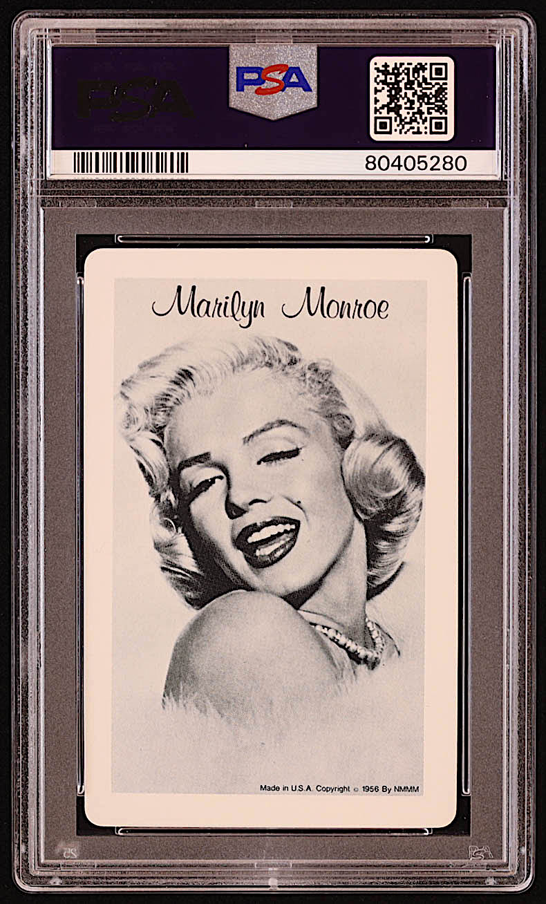 1956 NMMM Marilyn Monroe Four of Hearts Playing Card (PSA 8) | Pristine ...